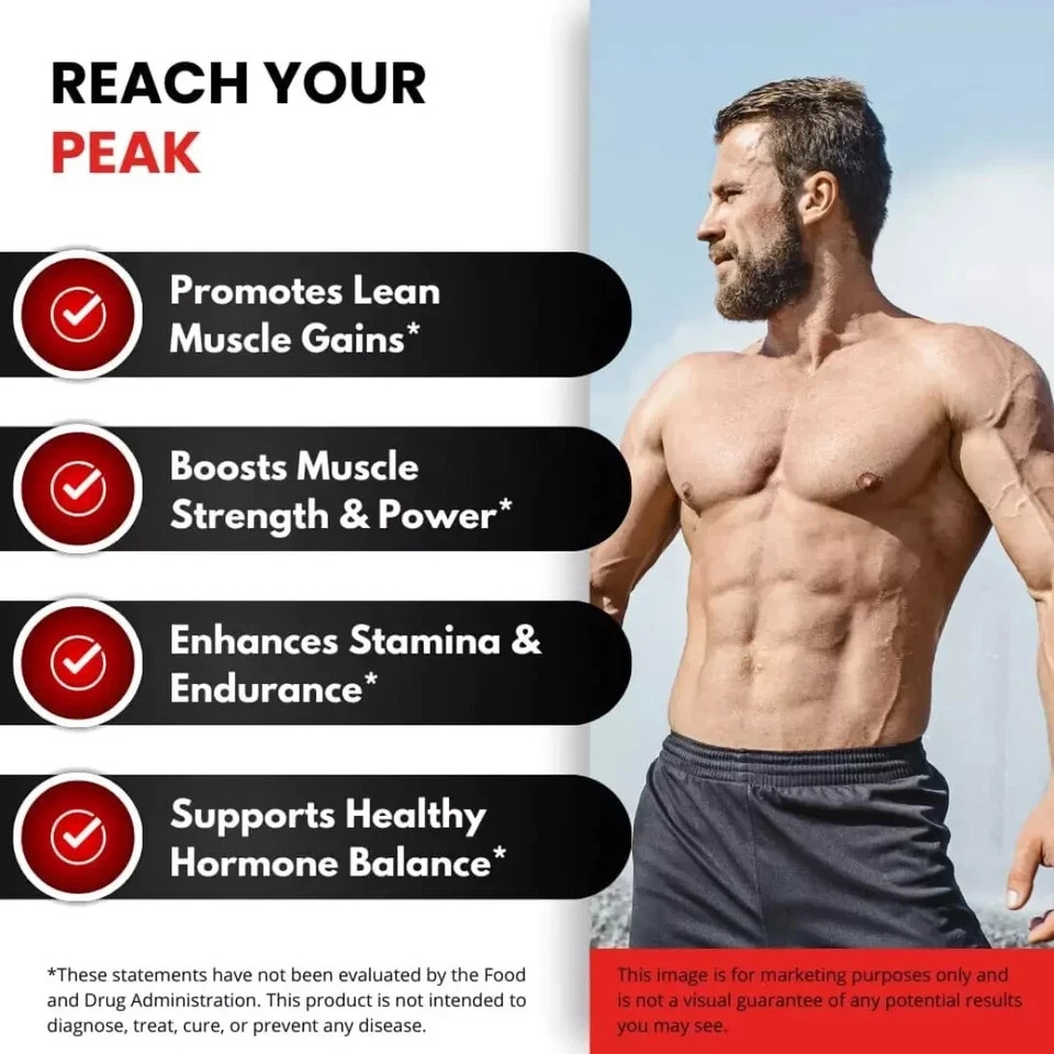 Nitric Boost Ultra For Men ED Organic Charge Supplement - 60 Capsules ...