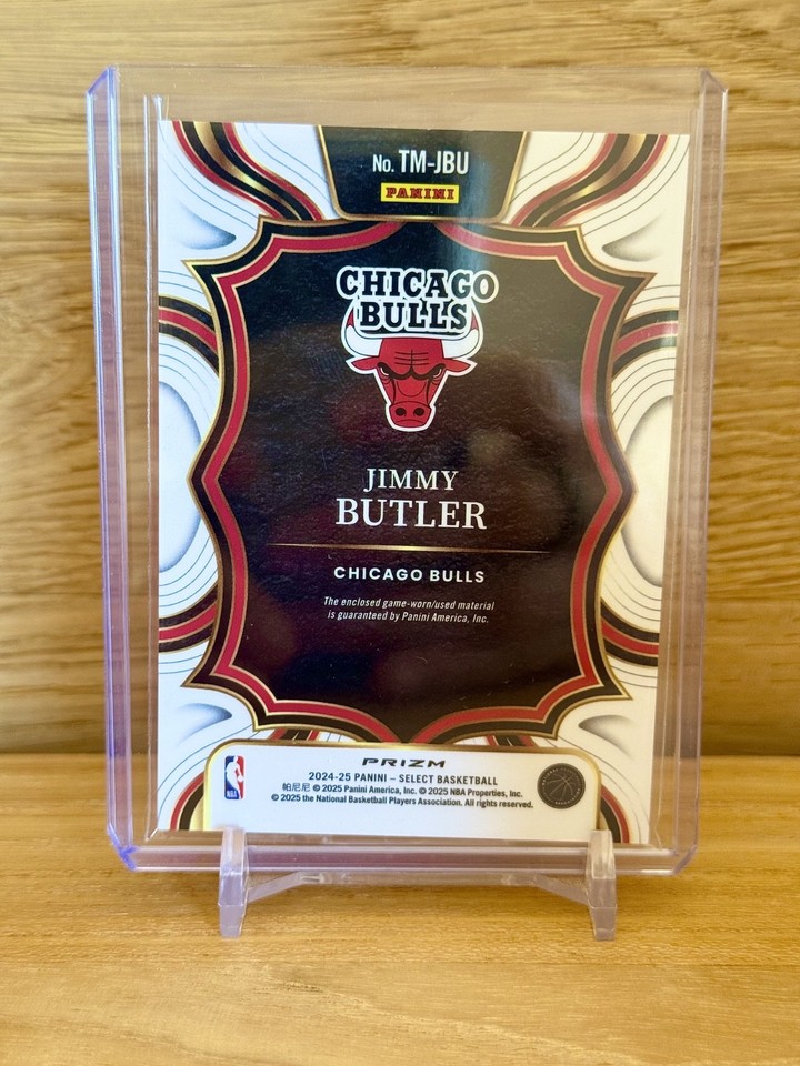 2024-25 Panini Select JIMMY BUTLER Throwback Memorabilia Silver Prizm ...