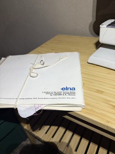 Read. Vintage Elna SU 62C 'SUPER' Sewing Machine with Pedal Accessories ...