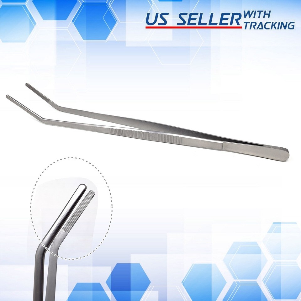 New 12" Inches EXTRA-LONG Tweezers Stainless Steel Handy (Choose one ...