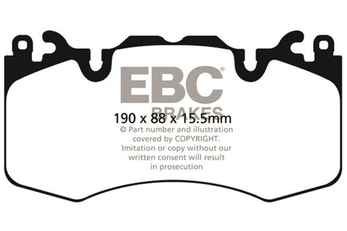 EBC Brakes Disc Brake Pad Set Part No. ED92064 840655091707| eBay