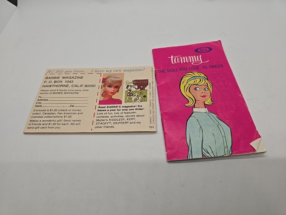 1970 Mattel BARBIE'S Best Friend JAMIE Studio Apartment and Carrying ...