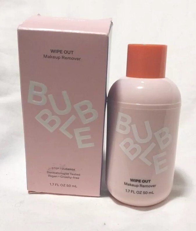 New Bubble Skincare Wipe Out Makeup Remover, For All Skin Types, 1.7 fl ...