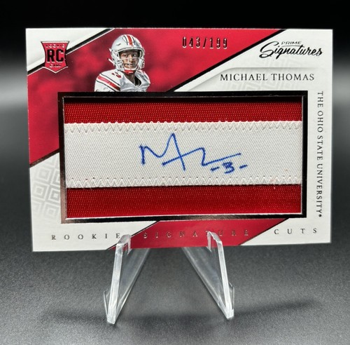 2016 Prime Signatures MICHAEL THOMAS Rookie Signature Cuts /199 AUTO ...