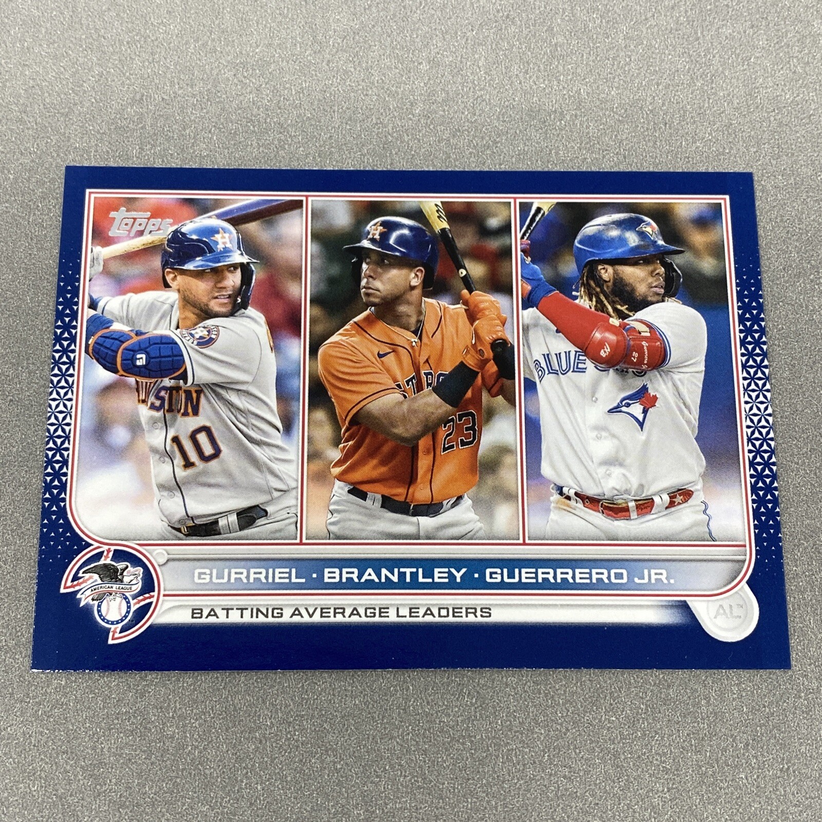 Yuli Gurriel Michael Brantley Vladimir Guerrero Jr. ROYAL BLUE 2022 ...