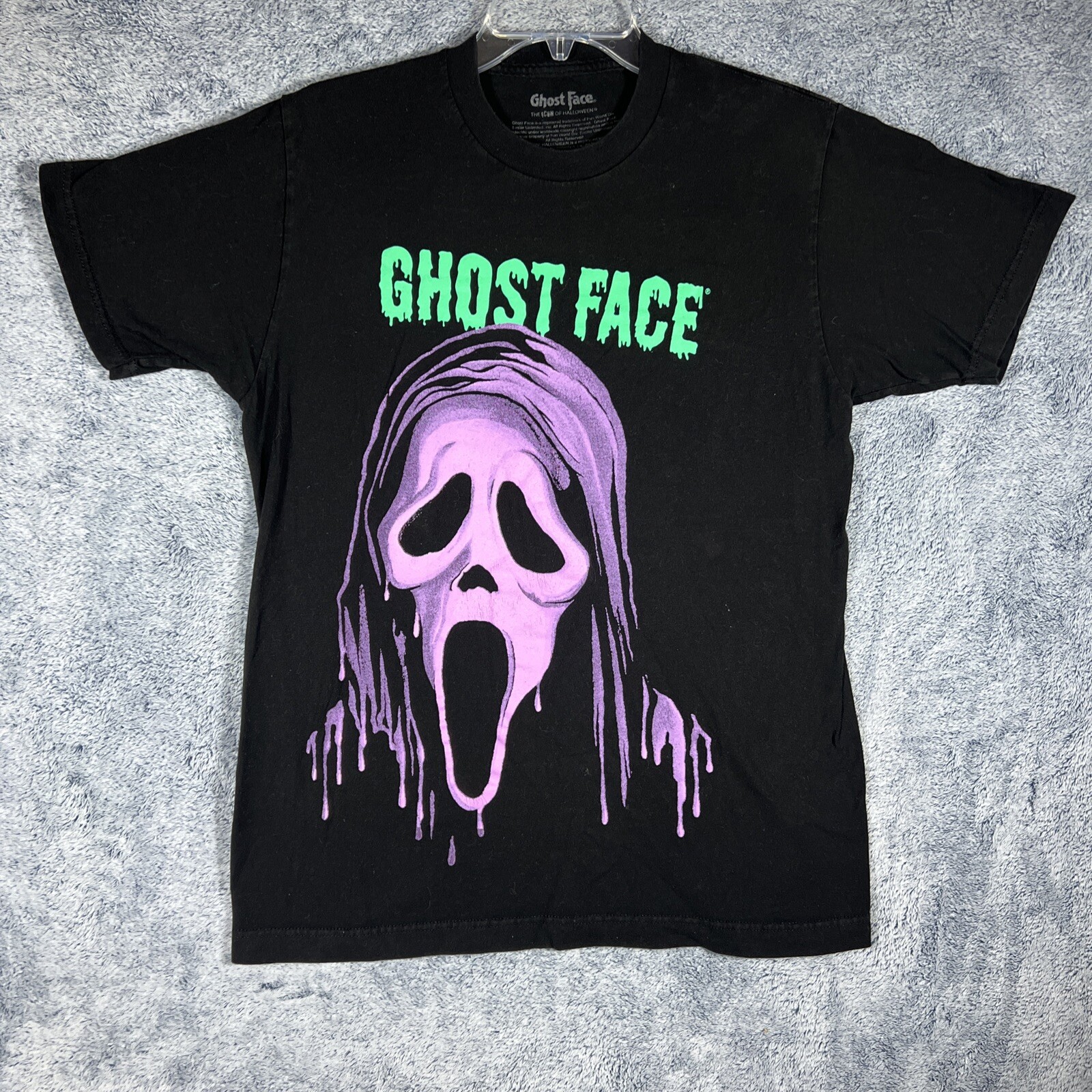 Ghost Face Men's Black Icon of Halloween Purple Mask … - Gem