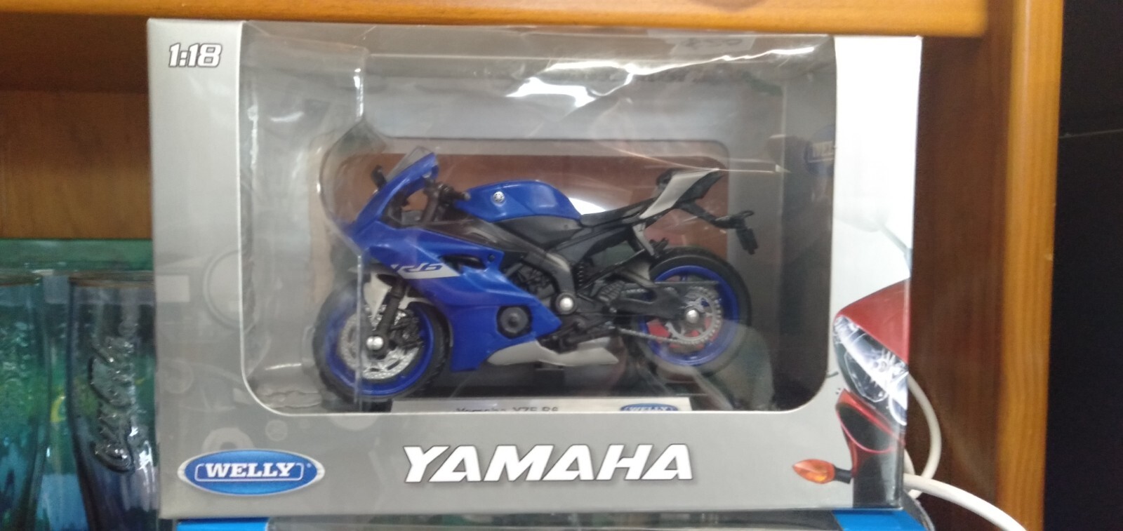 Welly YAMAHA YZF-R6 Die Cast Model 1:18 (L) | eBay