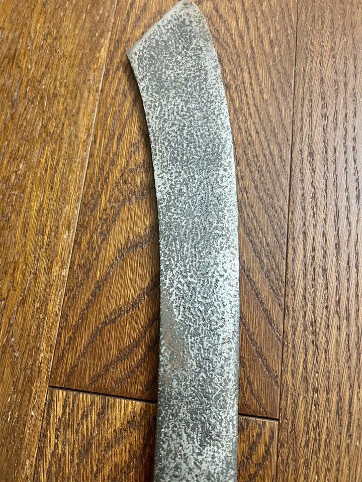 Antique Ming Dynasty Chinese Sword Double Handed Zhanmadao weld forging ...