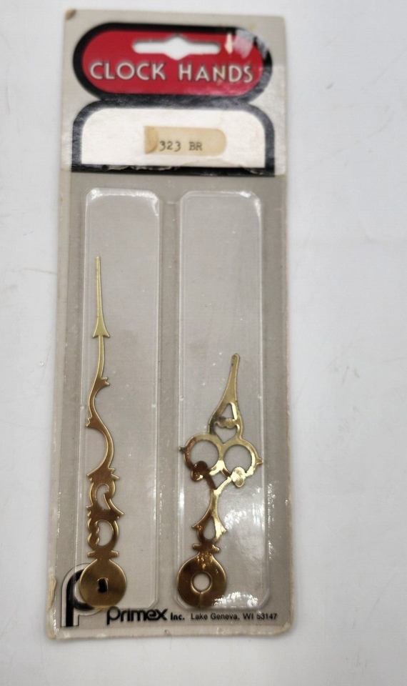 Vintage replacement Primex antique brass Clock Hands Part NEW NOS | eBay