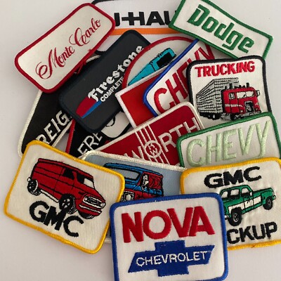 Vintage Patches Automotive Trucking Cars Gas Tire Company Embroidered ...