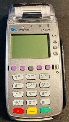 Verifone VX520 VX 520 Credit Card Machine Terminal Reader 760412546984 ...