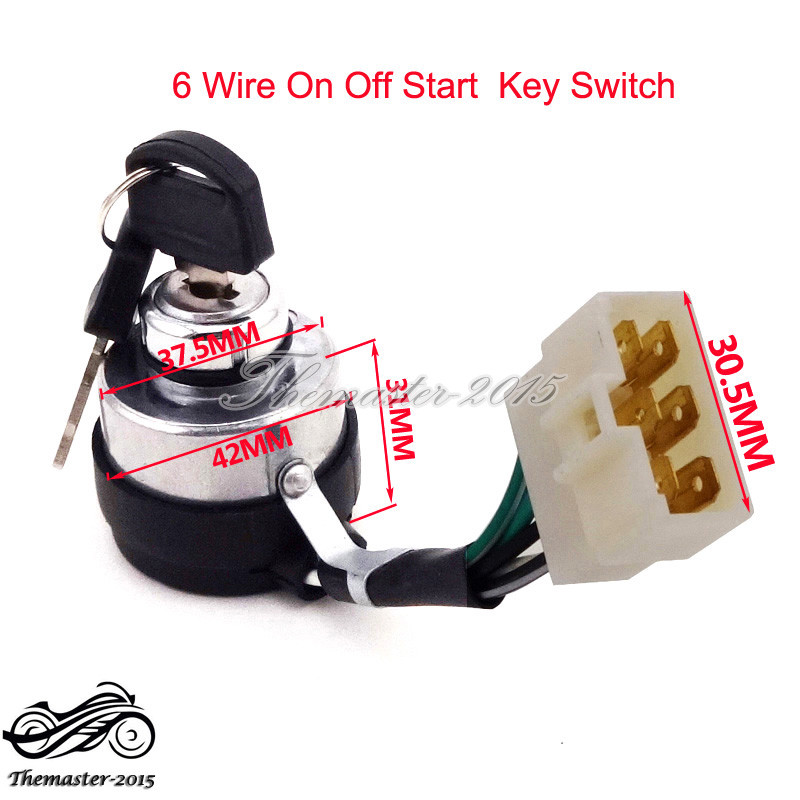 Chinese Gas Generator Ignition Key Switch For 188F 190F 5KW 6KW 7KW ...