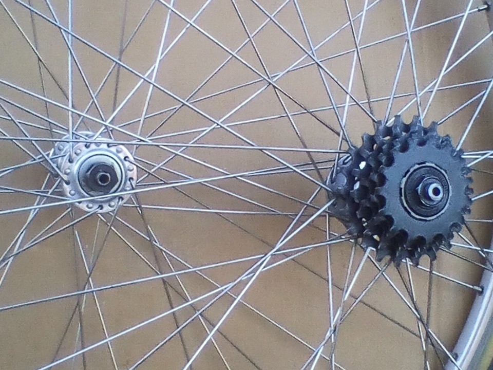 DuraAce EX wheels 5-spd uniglide cassette 100/120mm Rigida rims Avocet ...