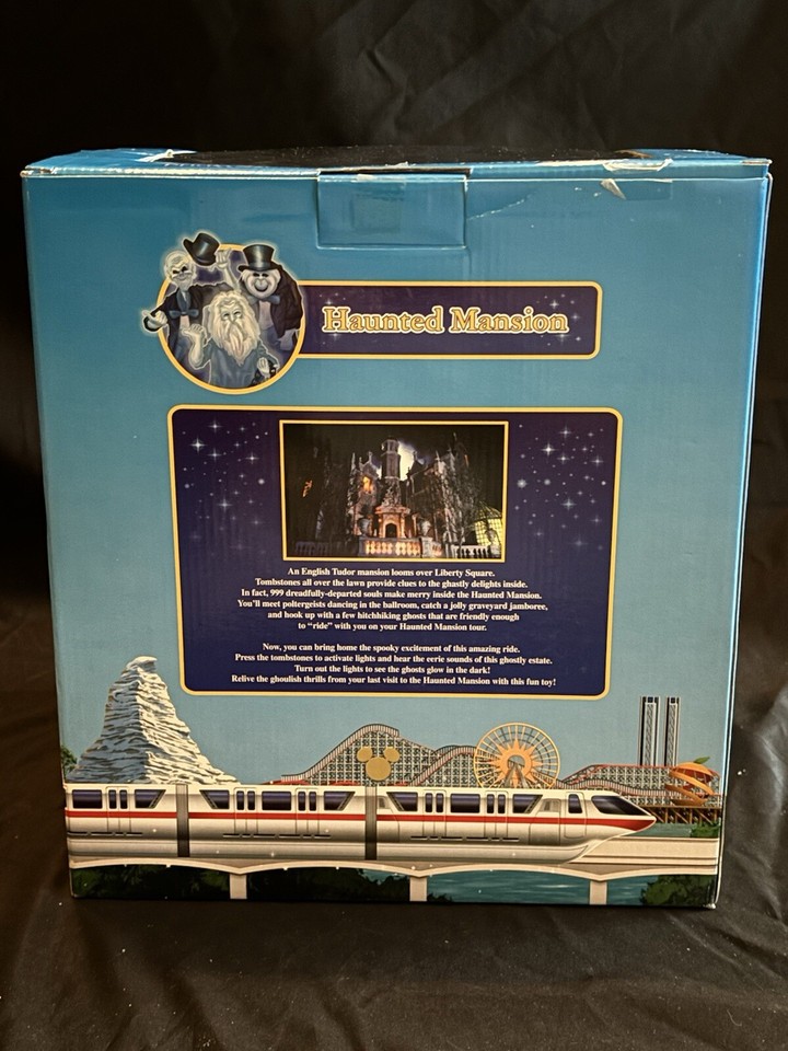 Disney Haunted Mansion Playset Theme Park Edition TESTED/ WORKS ...