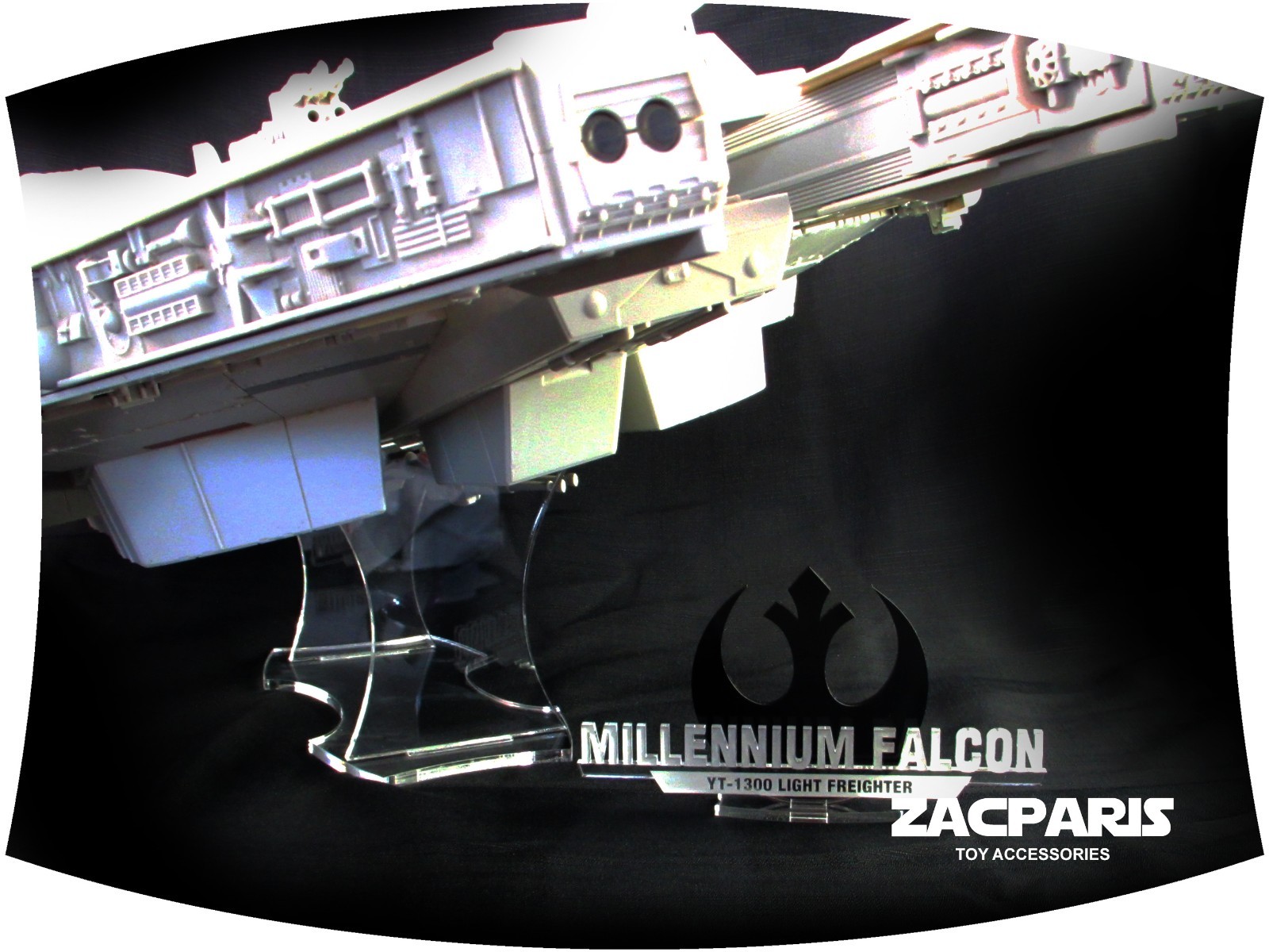 Display stand for Star Wars Legacy Collection Millennium Falcon 2008 ...