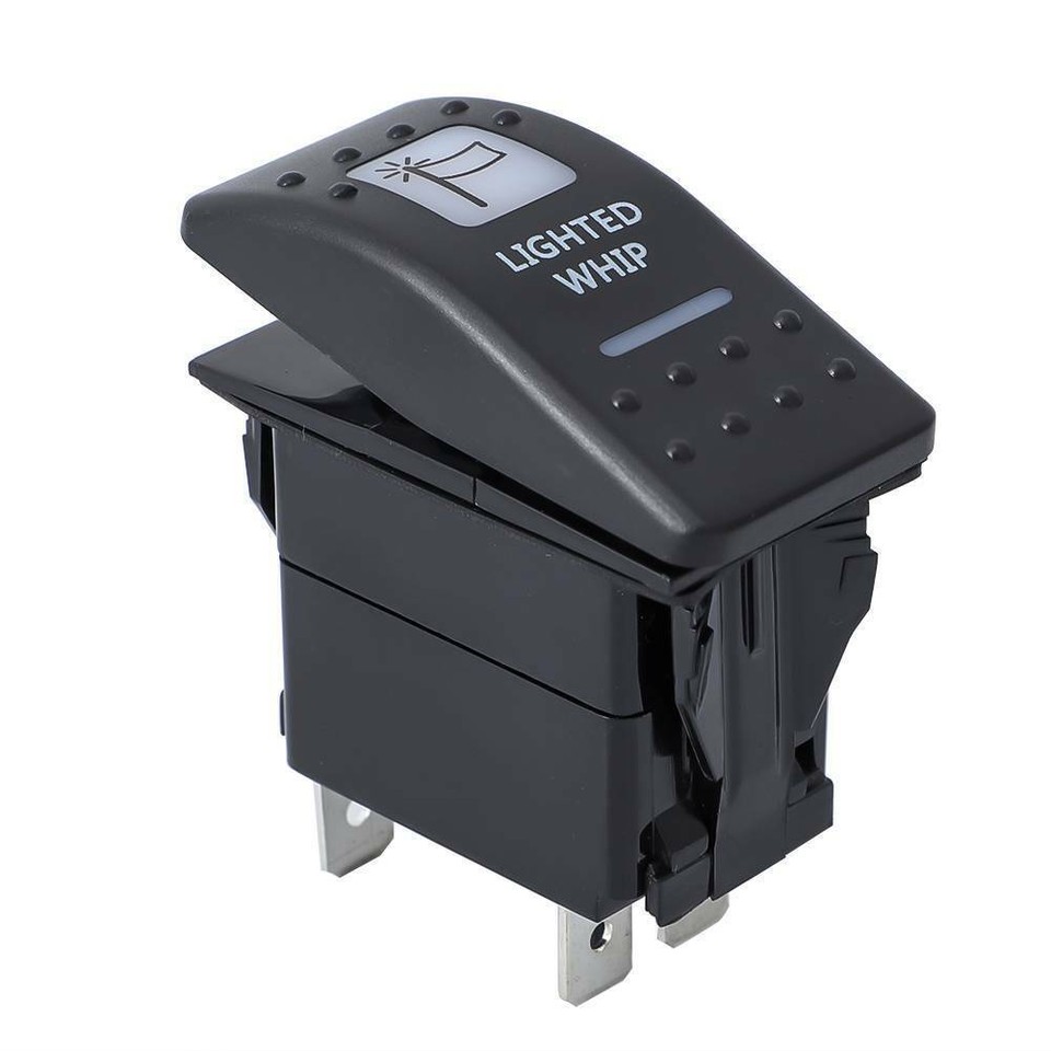 LIGHTED WHIP SWITCH - WITH BACKING - AMBER for CAN-AM MAVERICK ...