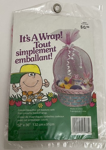 Vintage It’s A Wrap Gift Basket Net Netting | eBay