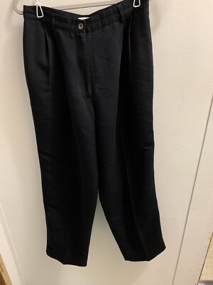 Emma James Pants Size8 Waist 29” Inseam 29” Black High Rise Straight | eBay