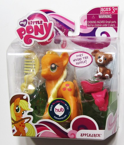 My Little Pony Applejack Figure 2010 G4 3" Size BRAND NEW 653569543909 ...