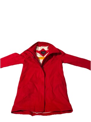 New Pendleton Sz S Wool blend Red Trench Coat Hudson Bay Lined NWT ...