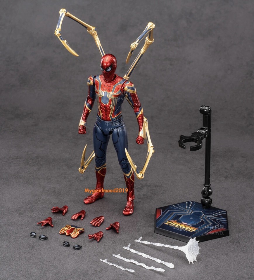 ZD Marvel Iron Spider-Man Iron Spider Action Figure Toy Collection Gift ...