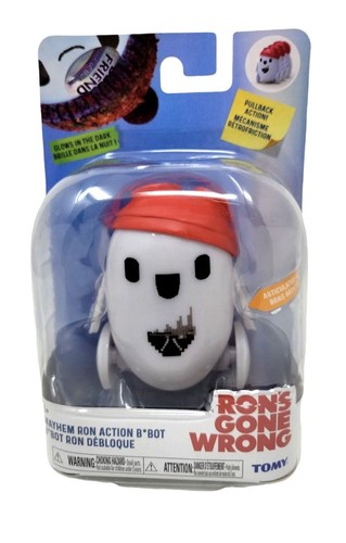 TOMY Ron’s Gone Wrong Mayhem Ron Action B-Bot Glow In The Dark Pull ...