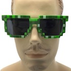 Block Sunglasses Pixelated 8-Bit Party Favor Costume Accessories Nerd ...
