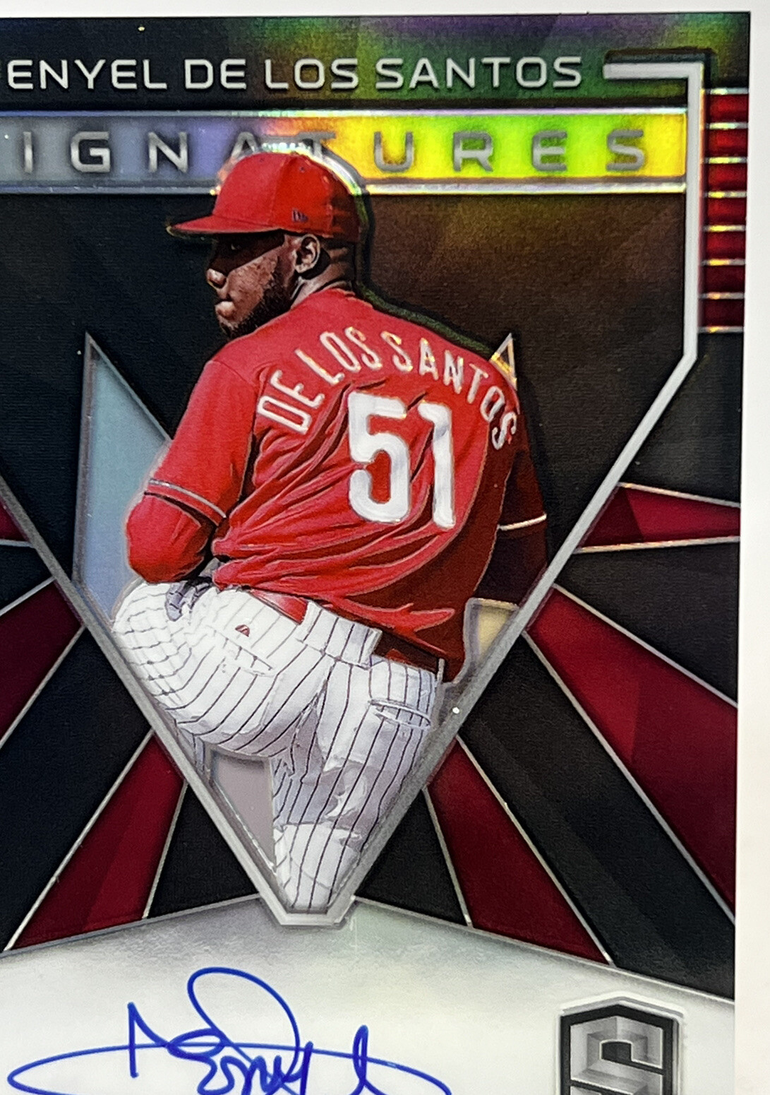 Enyel De Los Santos /199 Autograph Prizm 2020 Spectra Signatures #SSES ...
