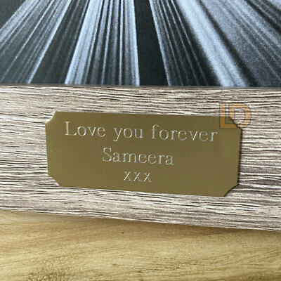 Engraved Trophy Plaques Plates, Gold, 60 x 25mm, Trophy Plaques Self ...