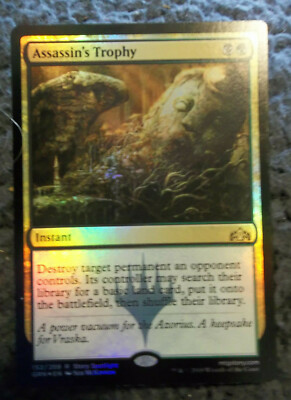 Magic The Gathering mtg ASSASSIN'S TROPHY Guilds Of Ravnica FOIL Mint ...