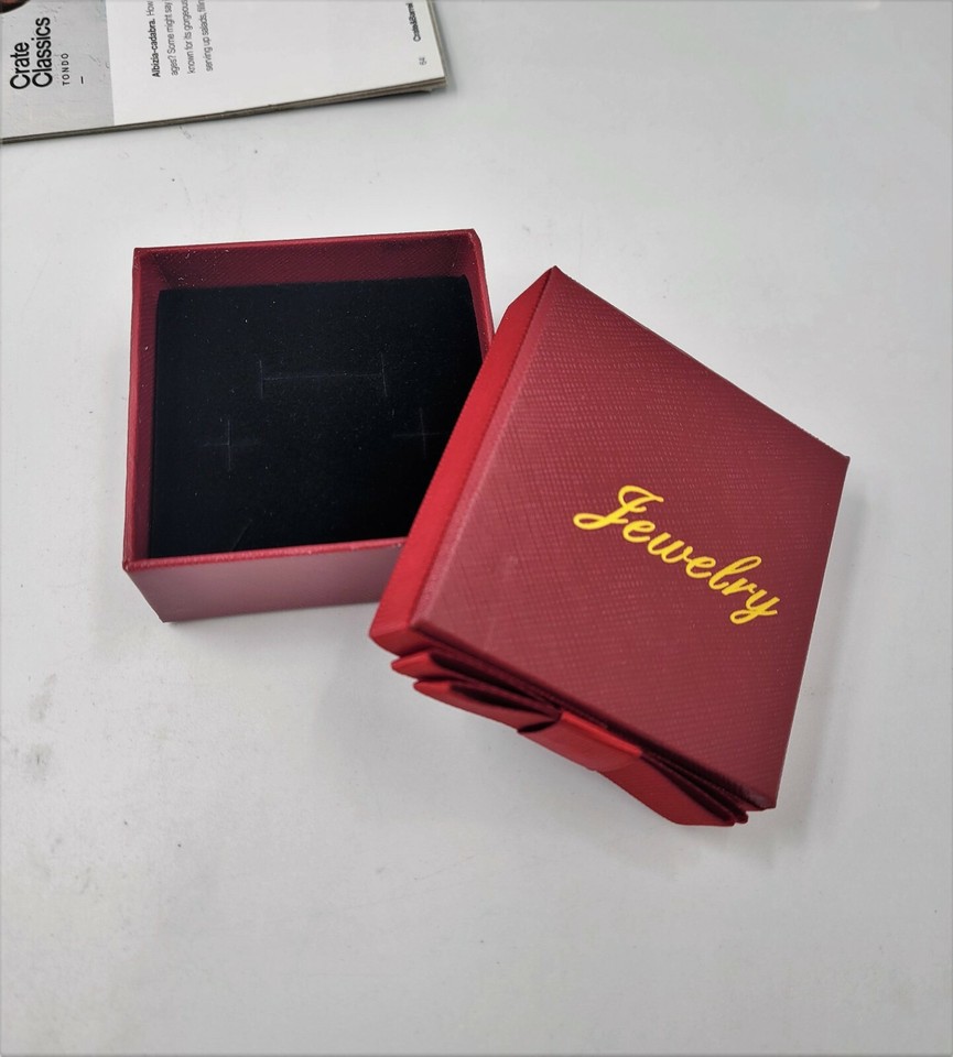 Proposal Gift Jewelry Necklace/Earring/Ring Present Ribbon Box/Gift ...
