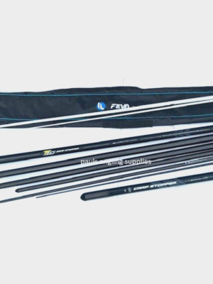 Carp Fishing 10m Pole with SIDE PULLER 2 x Top Kits Full Carbon + Bag ...