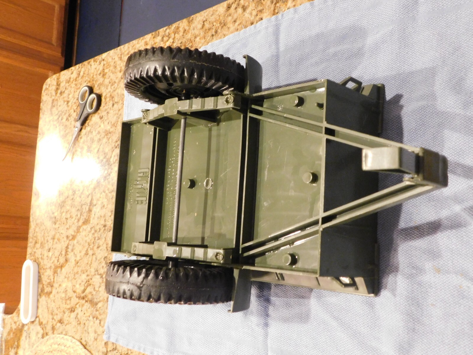 gi joe Jeep and trailer vintage army green good condition | eBay