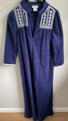 Never Worn! Vintage Appel Rodes Women’s Blue Robe Bathrobe Housecoat ...