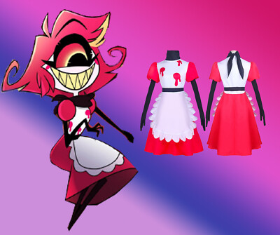 Anime Hazbin Hotel Maid Style Niffty Cosplay Halloween Complete Outfit ...