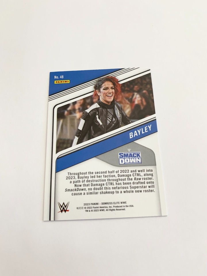 Bayley 2023 Panini Donruss Elite WWE Base Card # 48 | eBay