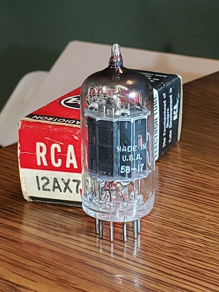 12AX7 RCA Black Plate NOS/NIB MaxiPreamp2/TV7 Tested ( 1 ) Tube Lot | eBay