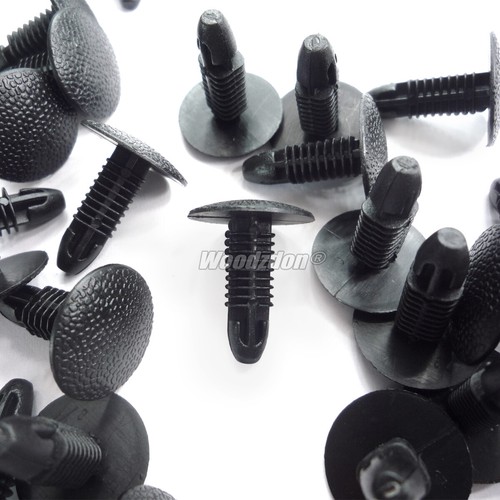 50 Trim Panel Clip Fastener Retainer 6mm Hole Fit For Nissan For Honda ...