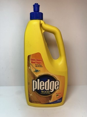 sc Johnson PLEDGE~Orange Scent ~Wood Floor Cleaner No Dulling Oily ...