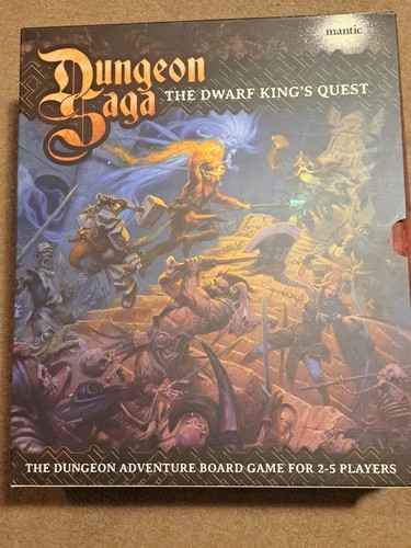 Mantic Dungeon Saga the Dwarf King's Quest Board Game And Miniatures | eBay UK