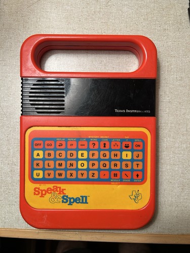 SPEAK AND SPELL Texas Instruments 80's Tech Tested | eBay