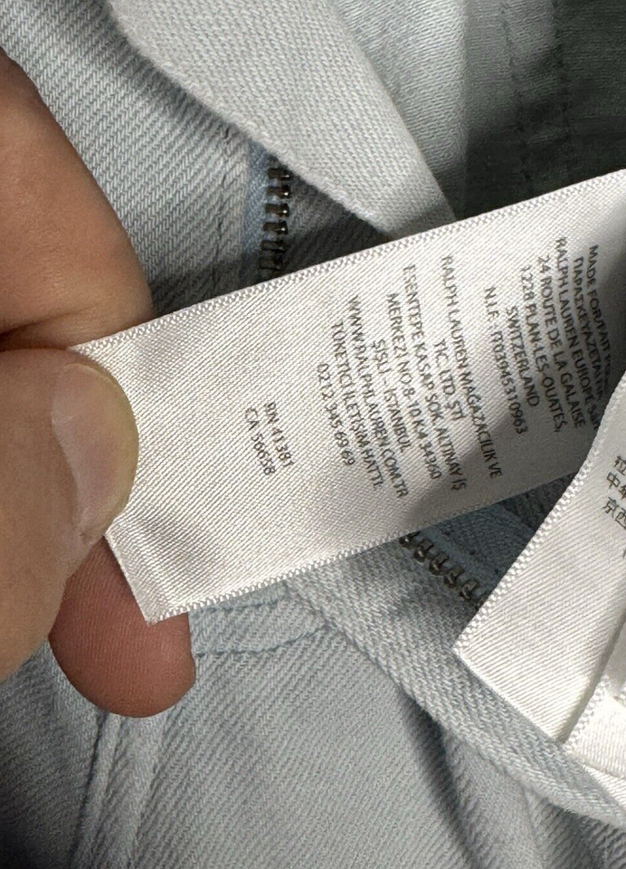 Polo Ralph Lauren Women’s Jeans RN 41381 CA 56658 Light Blue Denim 12 ...