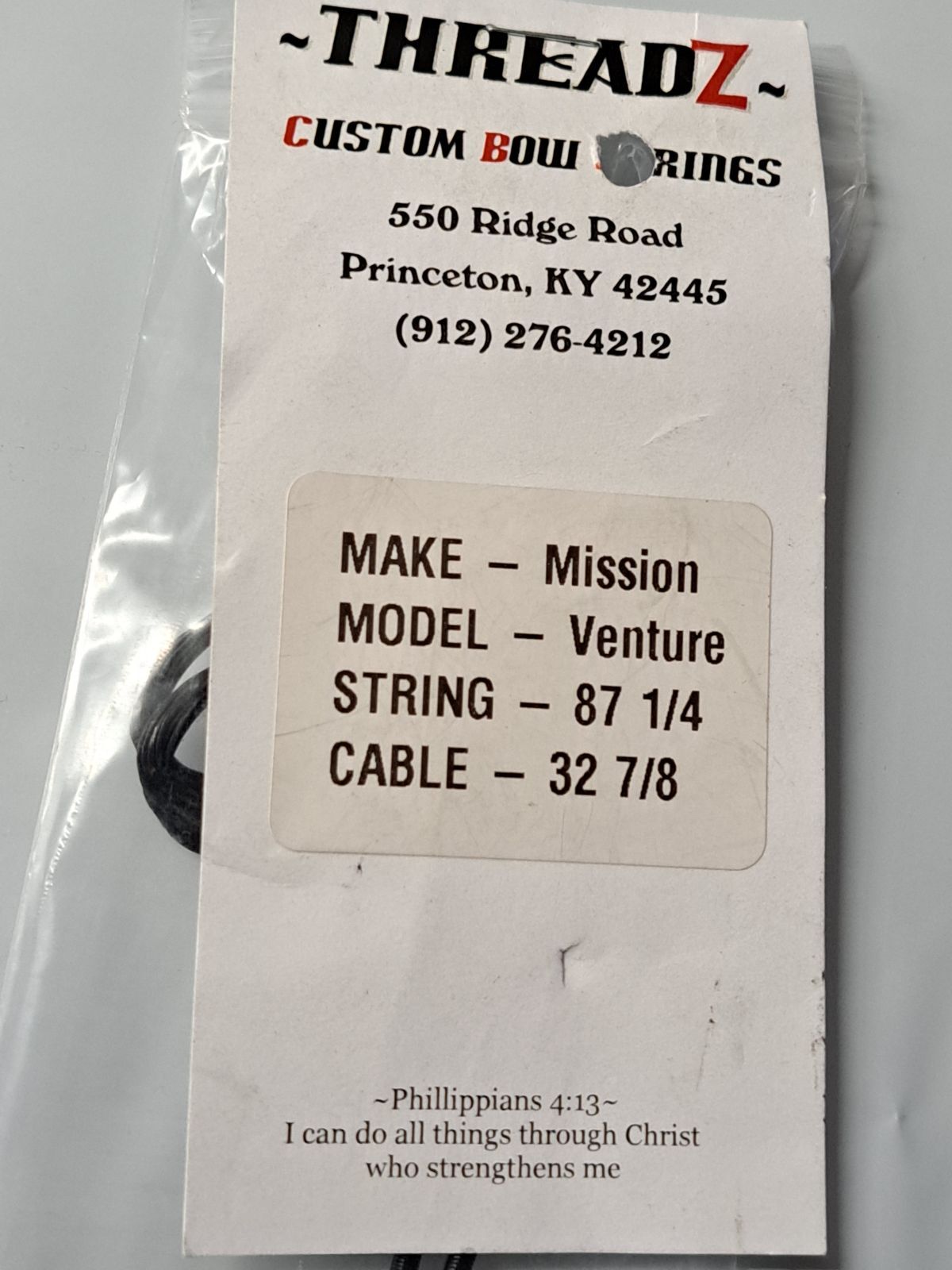 Threadz Custom Bow Strings (Different Makes & Models) | eBay