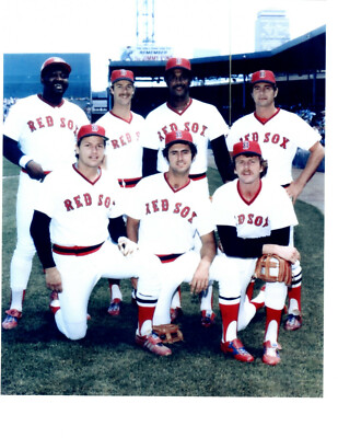 1980 BOSTON RED SOX 8X10 TEAM PHOTO BASEBALL FISK RICE YASTRZEMSKI LYNN ...