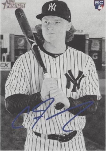 2018 Topps Heritage - 1969 Topps Deckle Edge Clint Frazier #22 (RC) for ...
