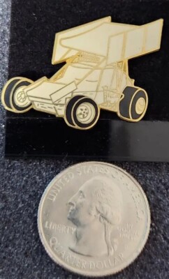 SPRINT CAR RACING - White COLLECTORS PIN | eBay