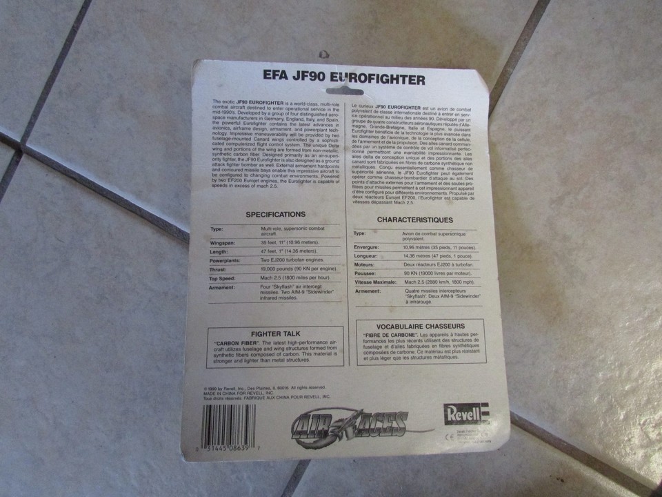 Revell Air Aces EFA JF90 Eurofighter - Die-Cast - #8639 - New (CA 5) | eBay