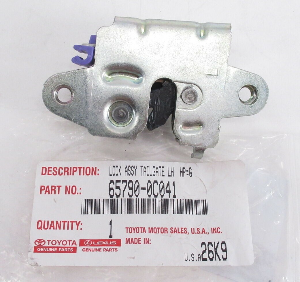 Genuine OEM Toyota 65790-0C041 Left Tailgate Lock Latch Assy 2007-2020 ...