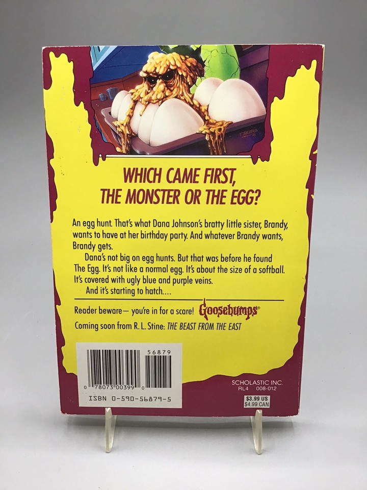 Goosebumps Egg Monsters From Mars R.L Stine | eBay