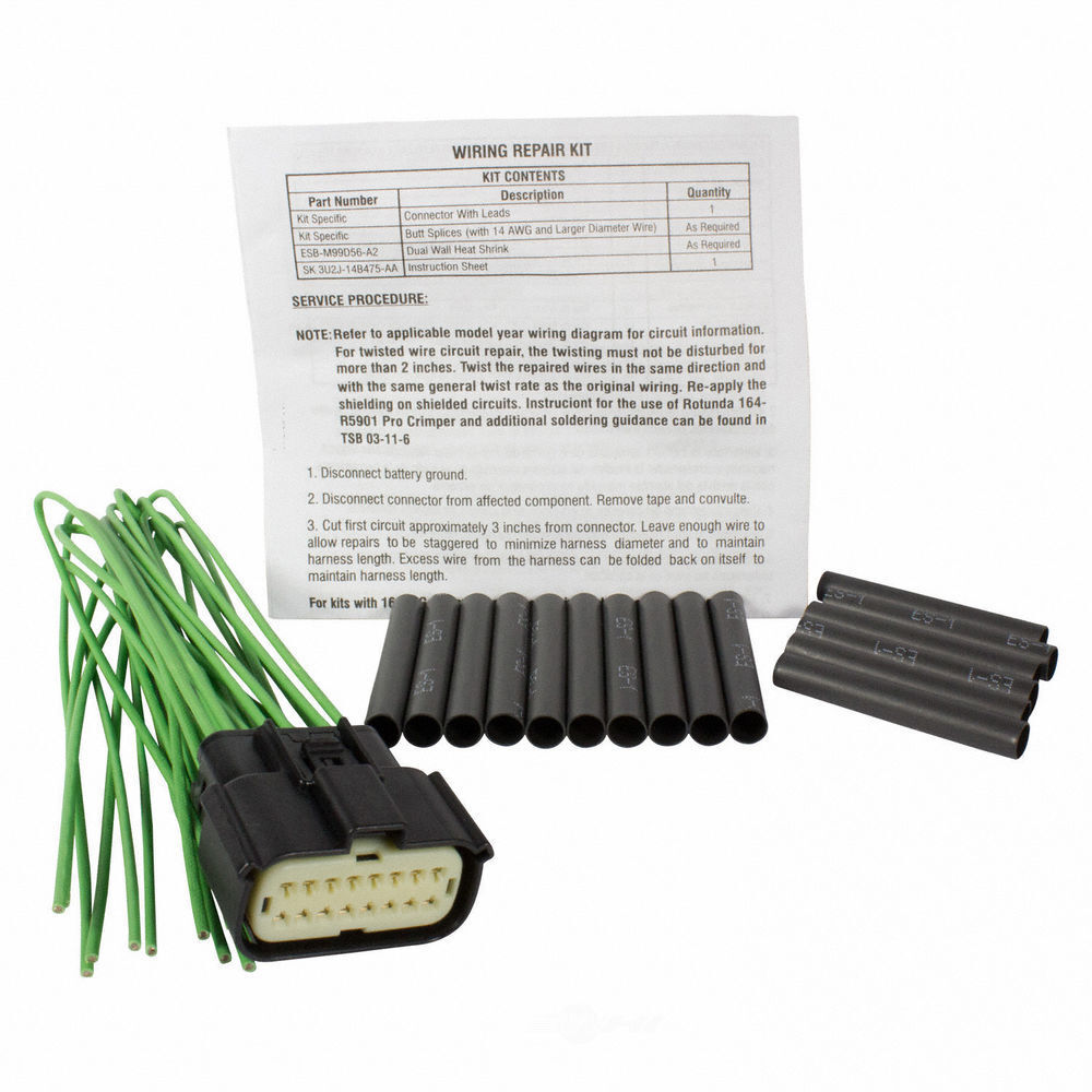 Headlight High / Low Beam Light Connector-Lamp Connector Motorcraft WPT ...